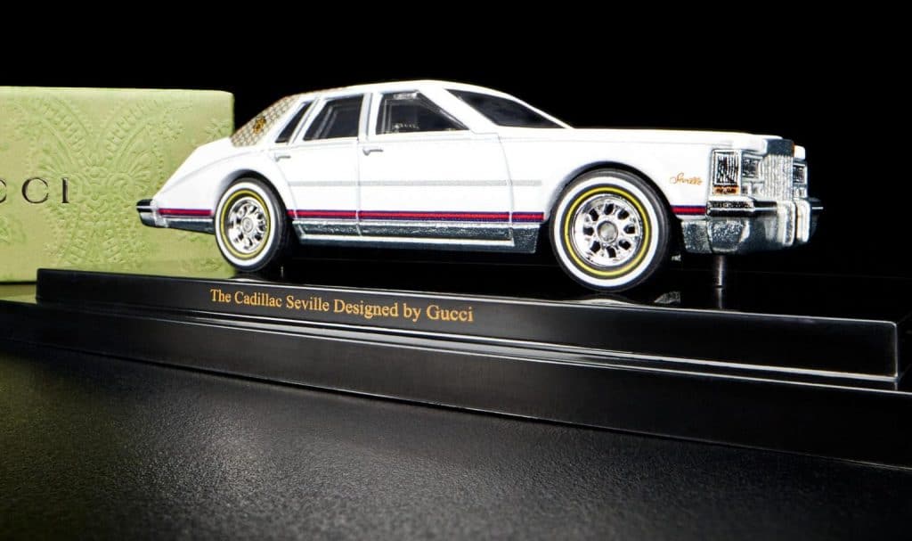 Gucci shrinks the Cadillac Seville in collaboration with Hot Wheels ...