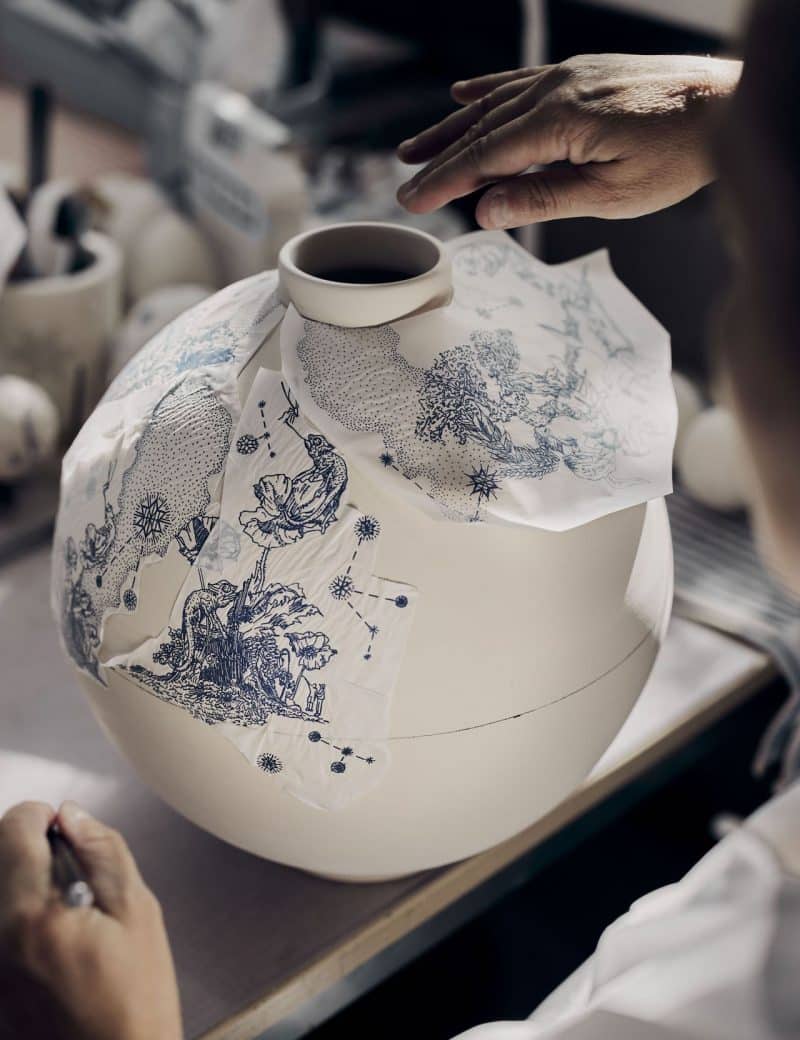 Dior Maison and Émaux de Longwy create an exceptional vase - Luxus Plus